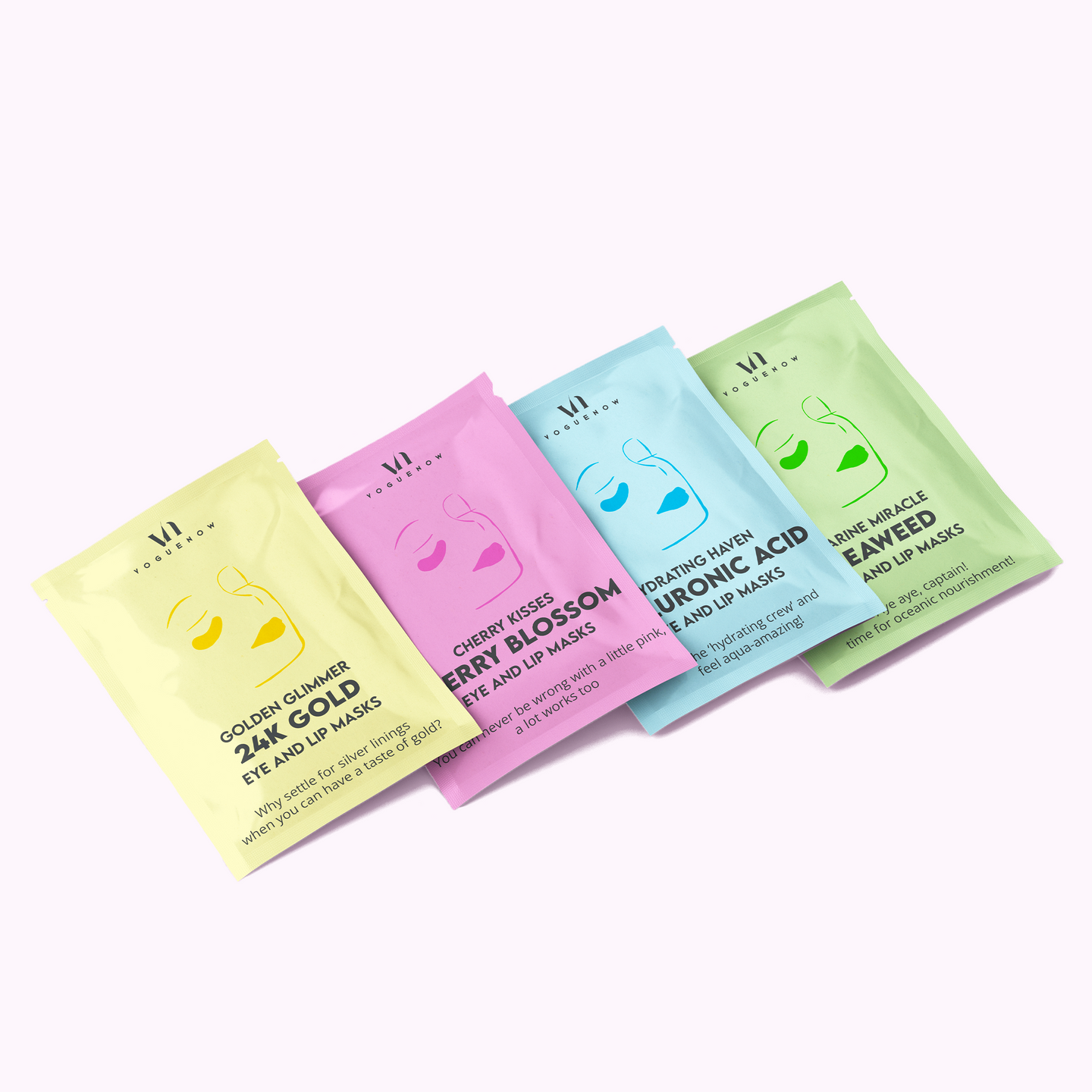Under Eye Patches and Lip Mask Set(28) | 4 Flavor Under Eye & Lip Mask